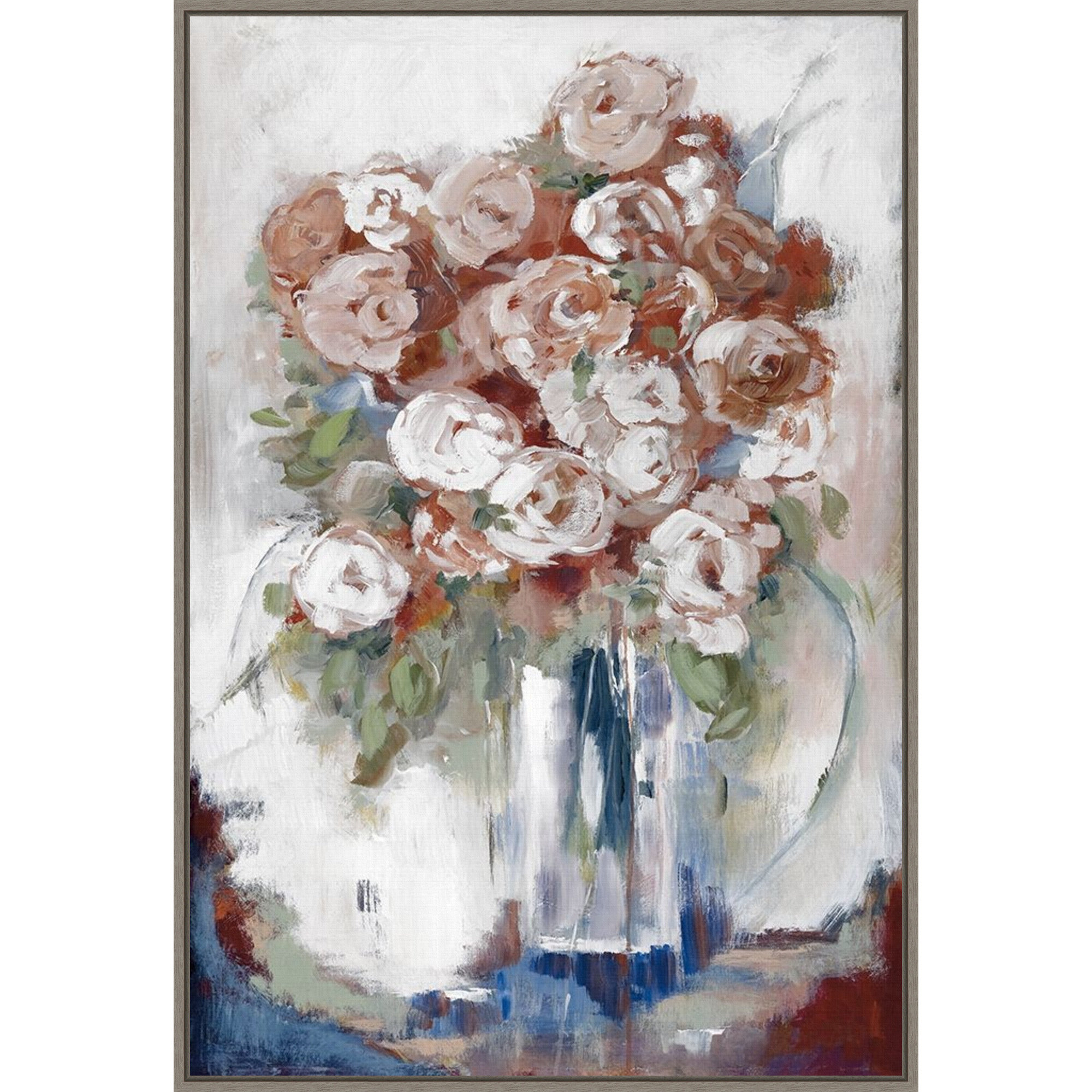 Lark Manor™ Mary Parker Buckley Rose Gold Blossoms Framed On Canvas by ...