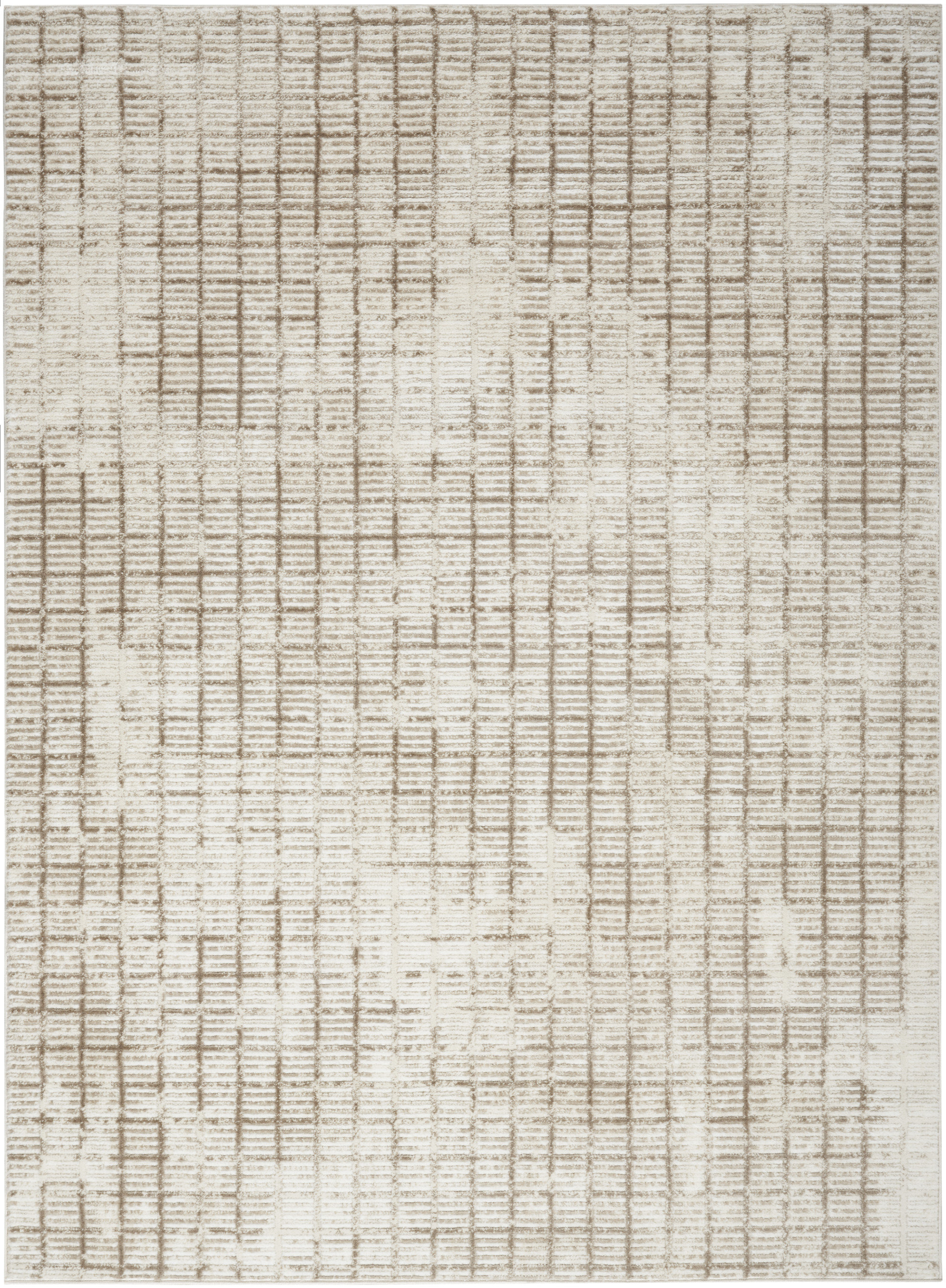 Wrought Studio™ Mayukha Ivory Beige Modern Indoor Rug | Wayfair