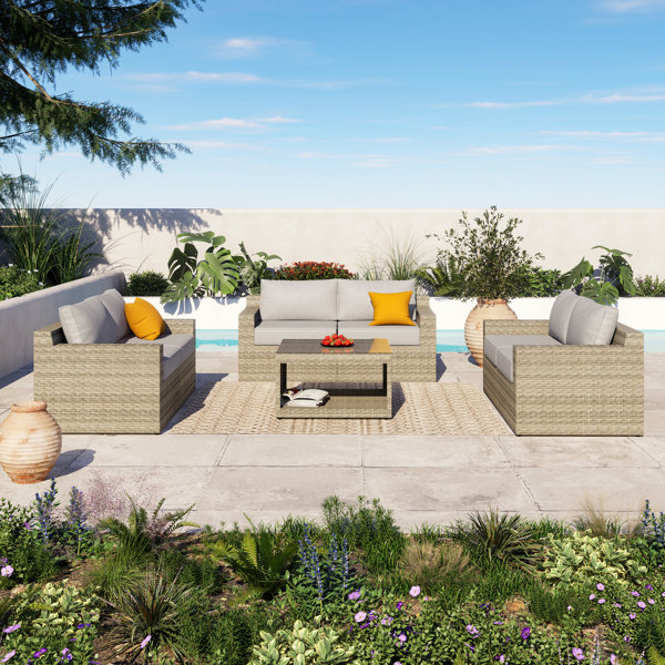 Joss & Main Eastford 7-Piece Deep Seating Set | Wayfair