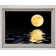 Bright Star Perfect Moon Reflection - Single Picture Frame Print ...