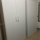 Latitude Run® 36 Inch Wide Metal Wardrobe Cabinets Storage Cabinets ...