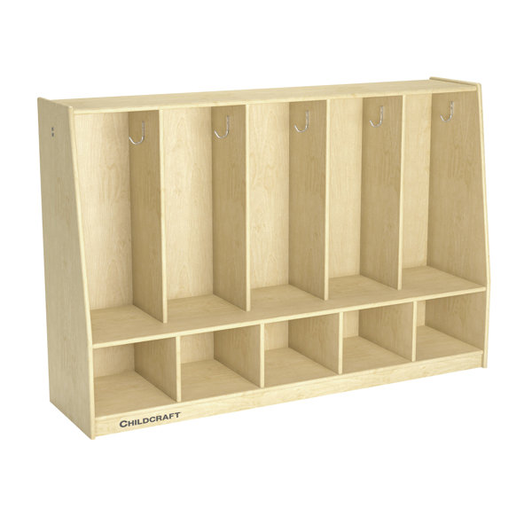 Childcraft 5 Section Preschool Cubby Locker | Wayfair