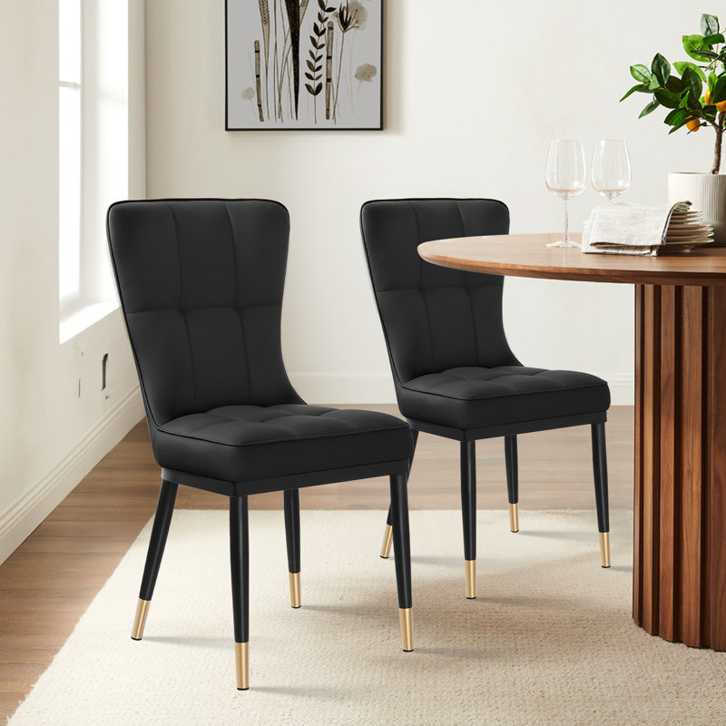 Everly Quinn Solid Back Side Chair & Reviews | Wayfair