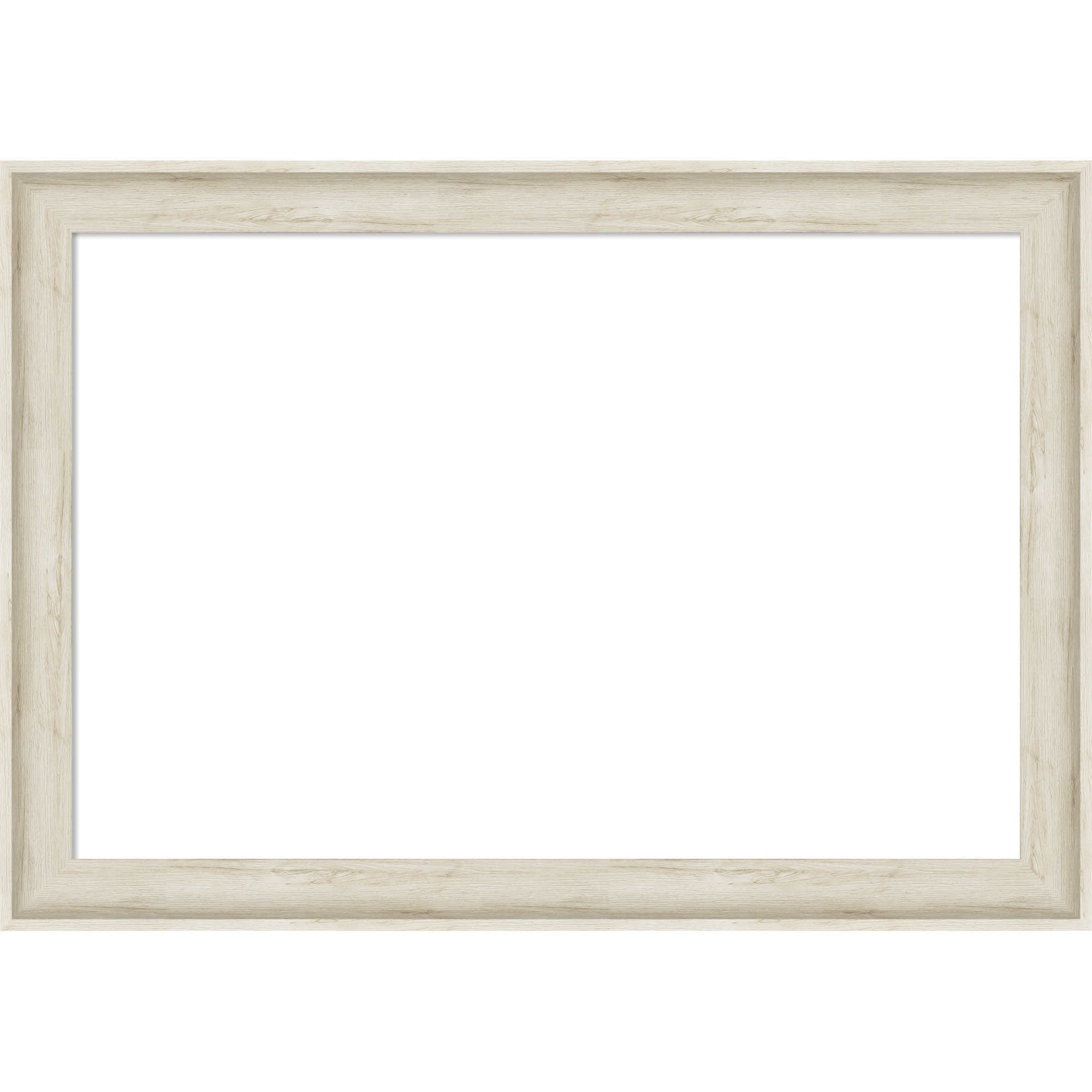 Amanti Art Regal Birch Cream Framed Dry Erase Magnetic Board ...