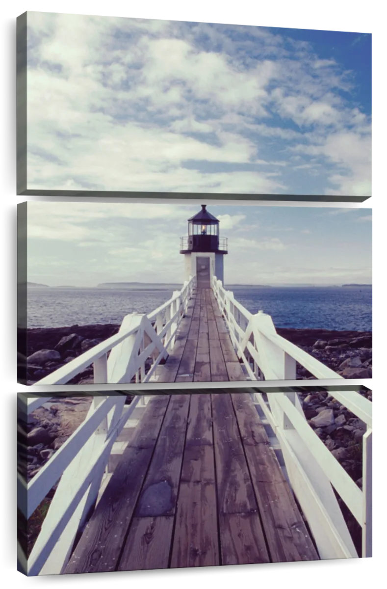 Breakwater Bay Aletra Lighthouse Path Photography | Wayfair