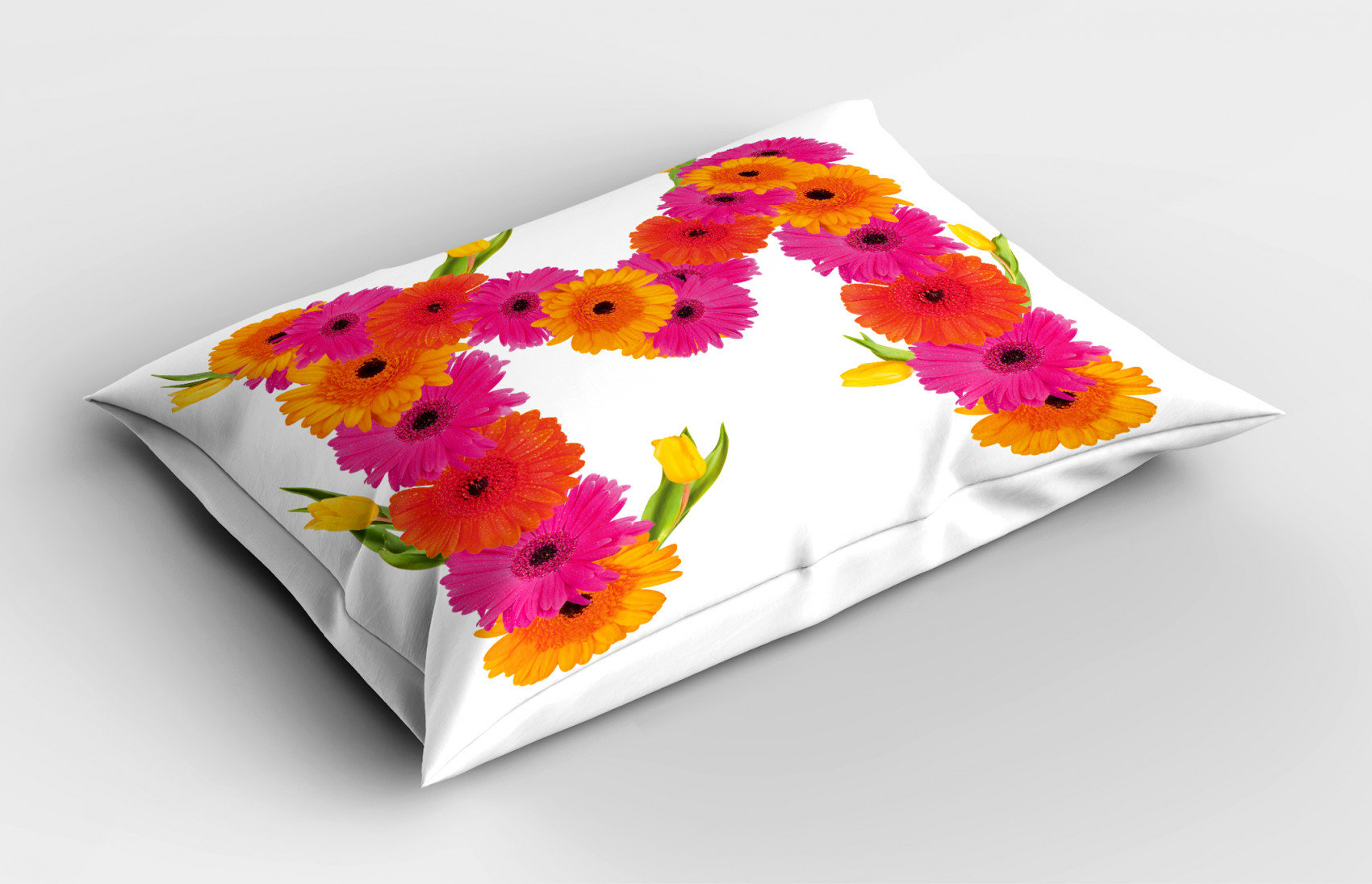 Ambesonne Spring Letter M Sham | Wayfair