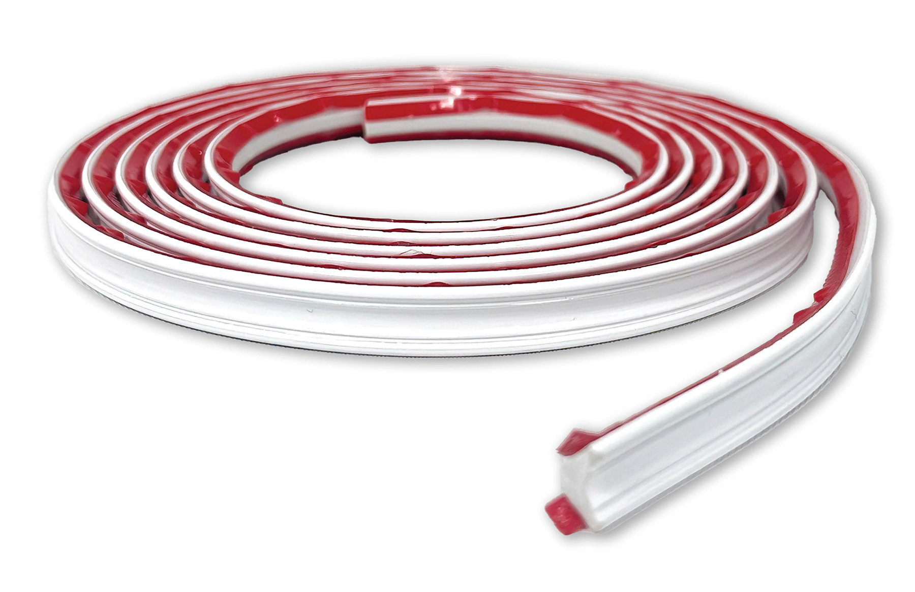 FloorPops White Flexible Trim Peel and Stick Moulding - Wayfair Canada