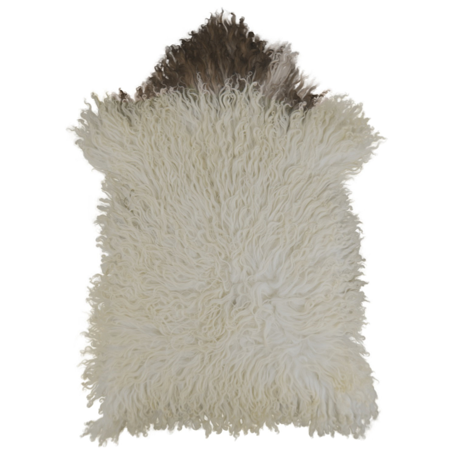 Mercer41 Curlyskin Spotted Melange Rug H 30" & Dia 36" | Wayfair