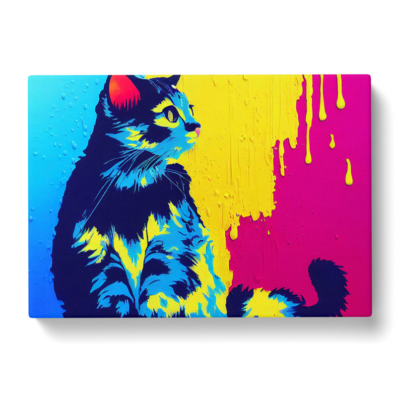 Marlow Home Co. Cat Splash Vol.5 Abstract - Wrapped Canvas | Wayfair.co.uk