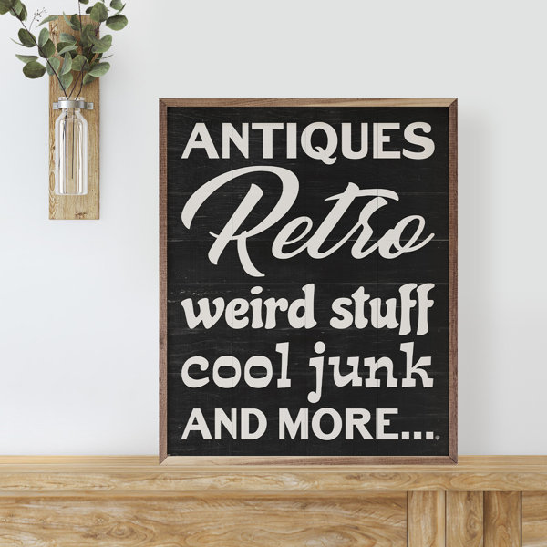 Winston Porter Cool Junk And More Black - Wayfair Canada