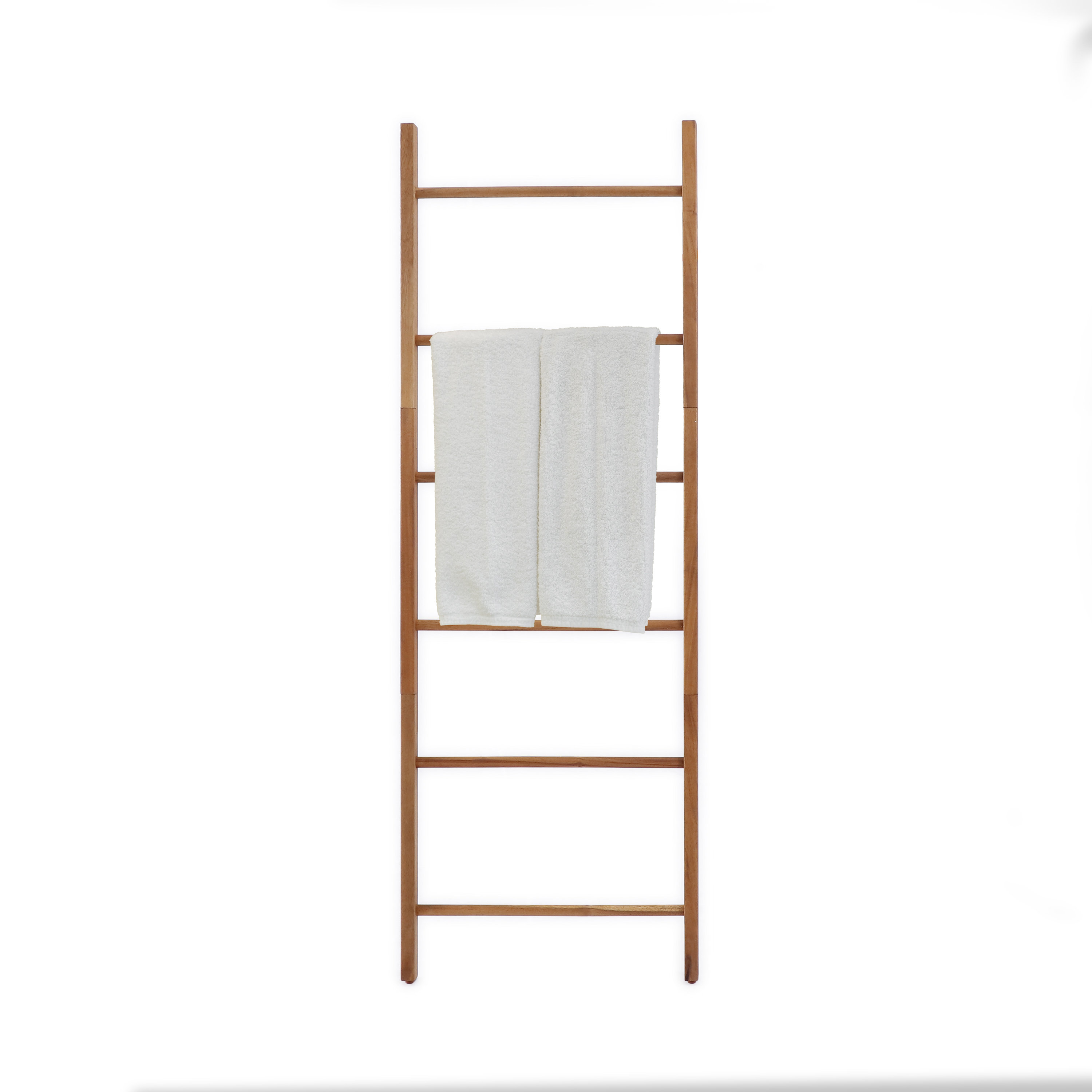 Ebern Designs 6ft Tall Solid Wood Blanket Ladder & Reviews - Wayfair Canada