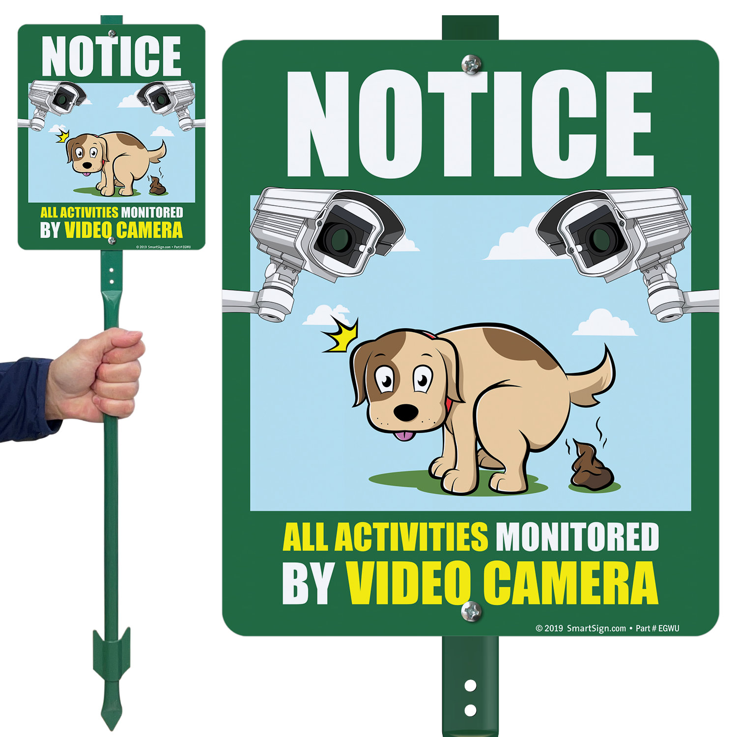 SmartSign Notice All Activities Monitored by Video Camera Sign and ...