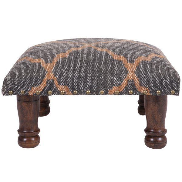 Herat Oriental 16" Wide Square Footstool | Wayfair