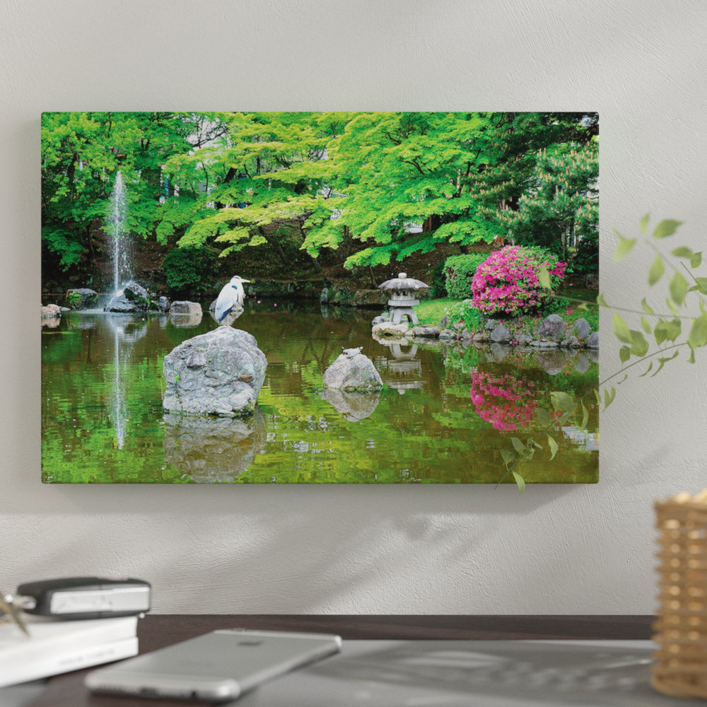 East Urban Home Heron in a Pond, Kyoto Prefecture, Japan by Shin Terada ...