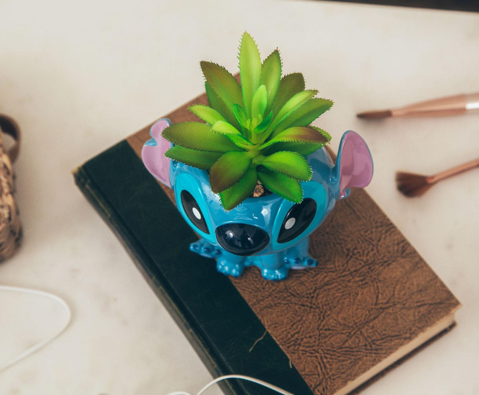 Silver Buffalo Disney Lilo & Stitch Full Body 5-inch Ceramic Planter ...