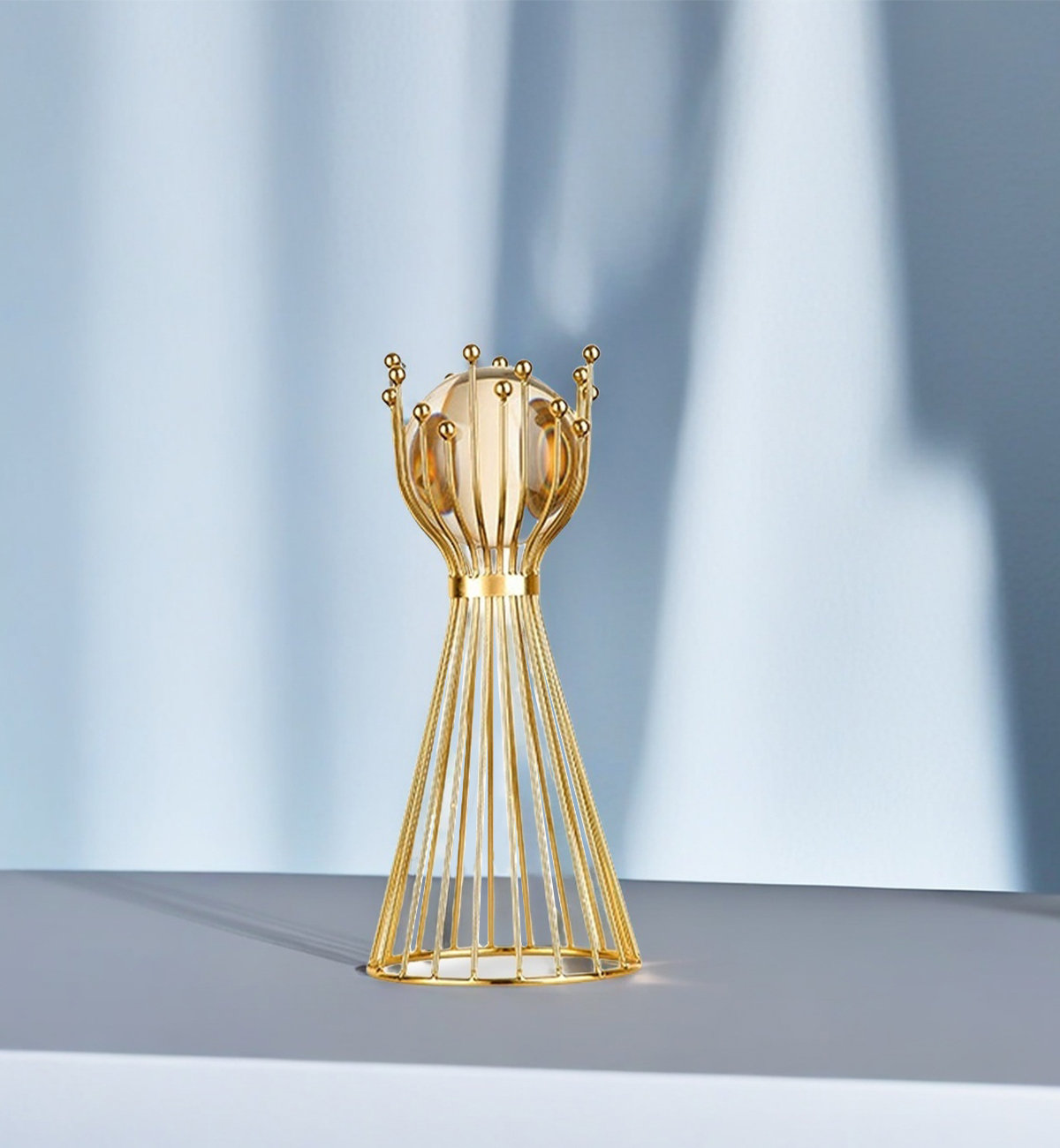 Mercer41 4.53" Gold Metal Decorative Objects | Wayfair