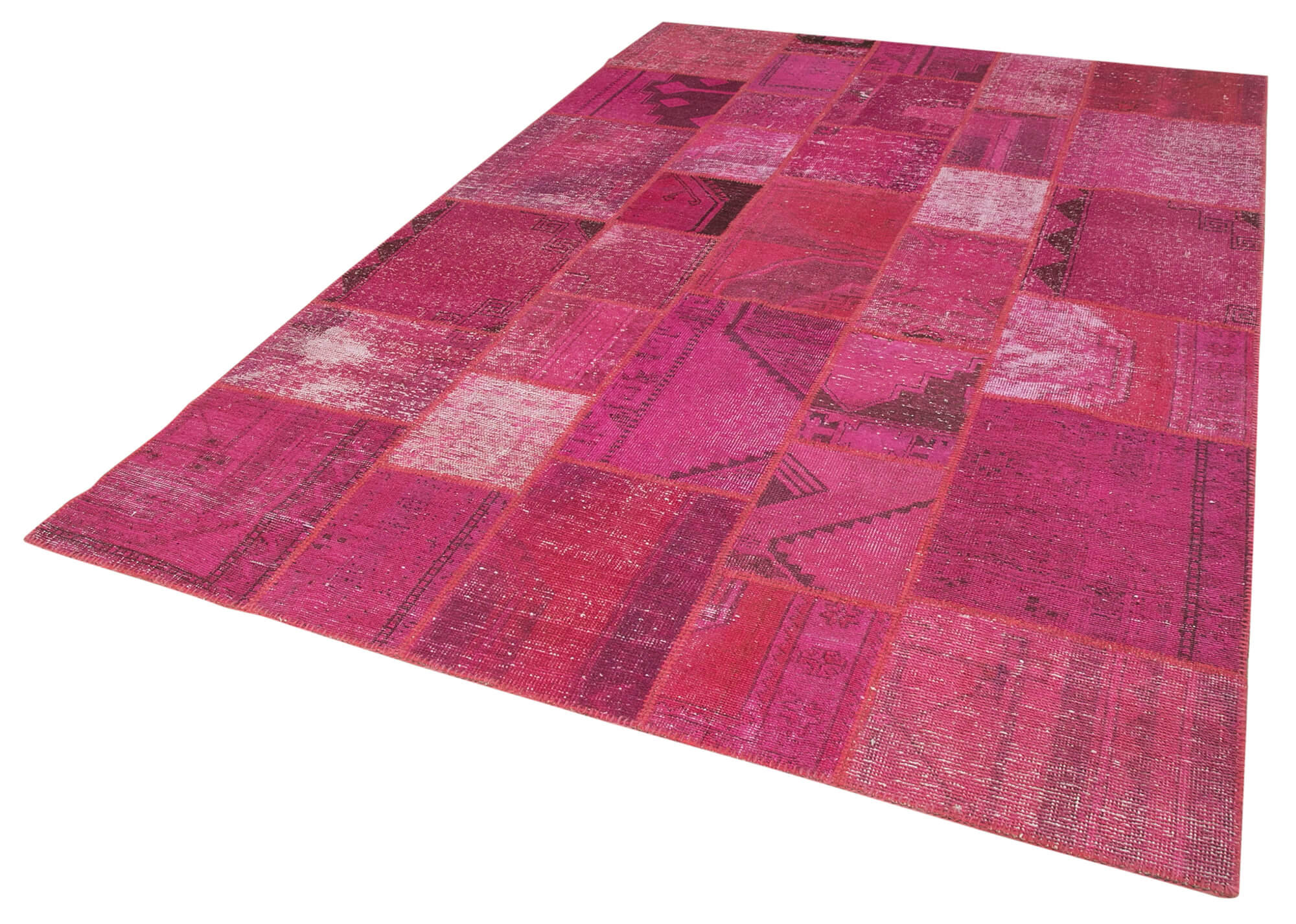 Rug N Carpet Kırk Yama Hand Knotted Patchwork Rug | Wayfair