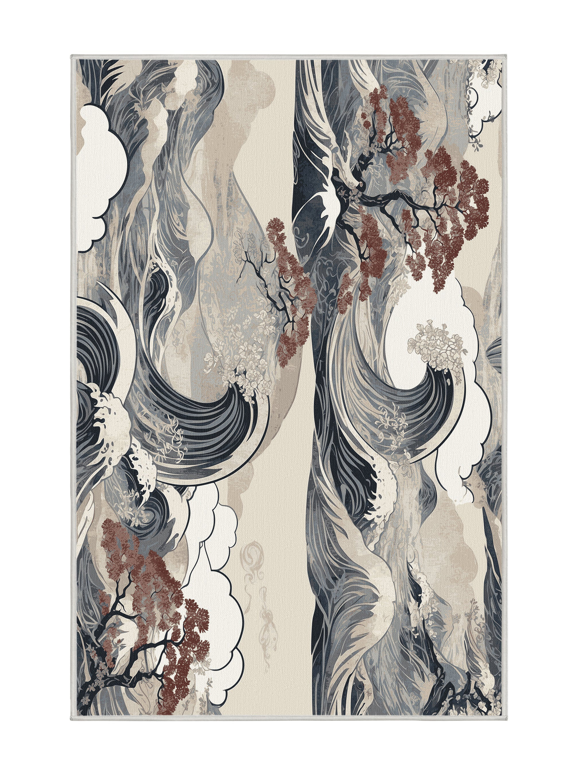 Winston Porter Petal Serenity Rug | Wayfair