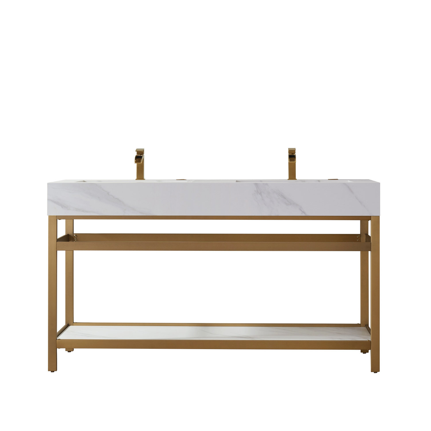 AllModern 60" Double Bathroom Vanity Set & Reviews | Wayfair