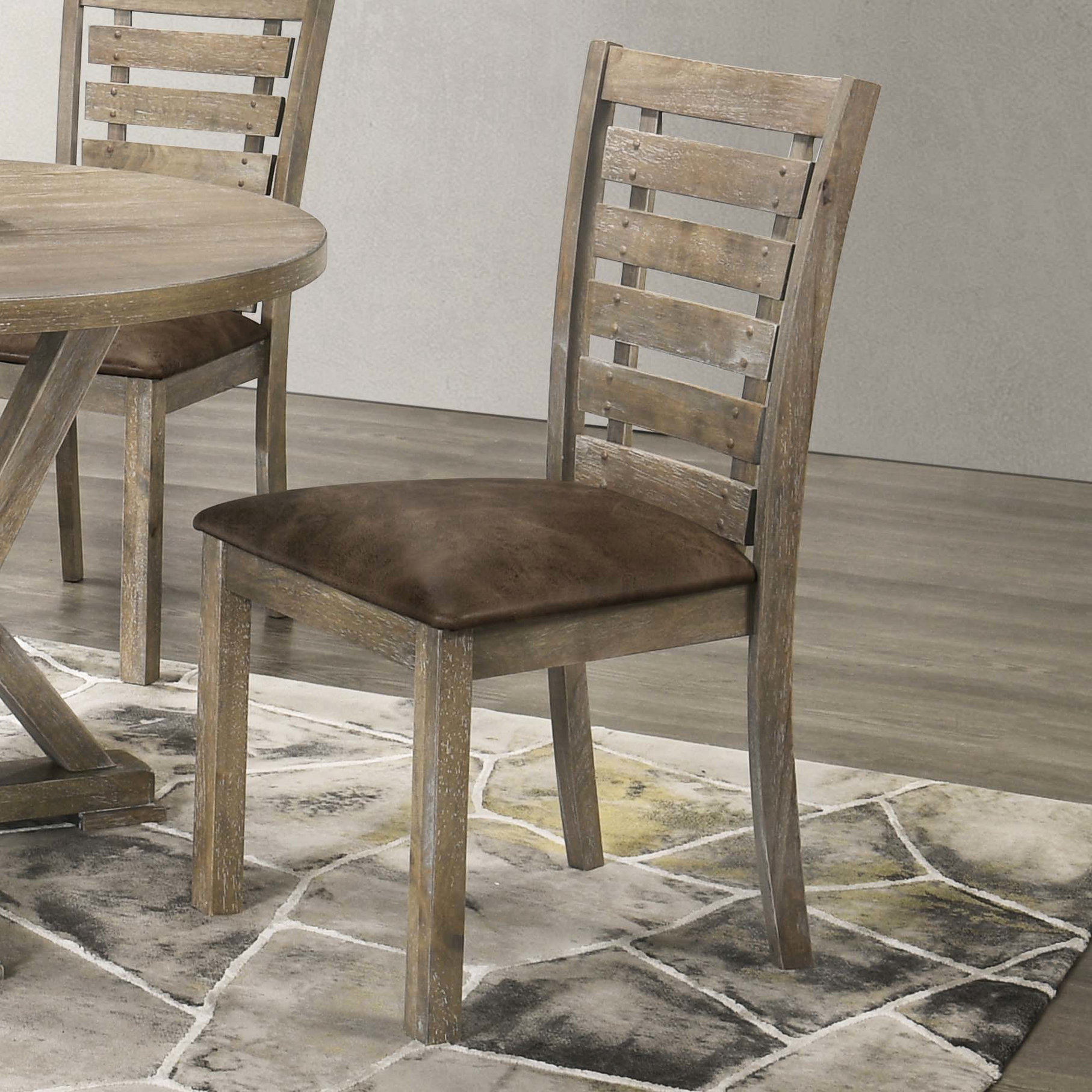 Ophelia & Co. Modern Ladderback Dining Chairs ( Of 2), Solid Wood ...