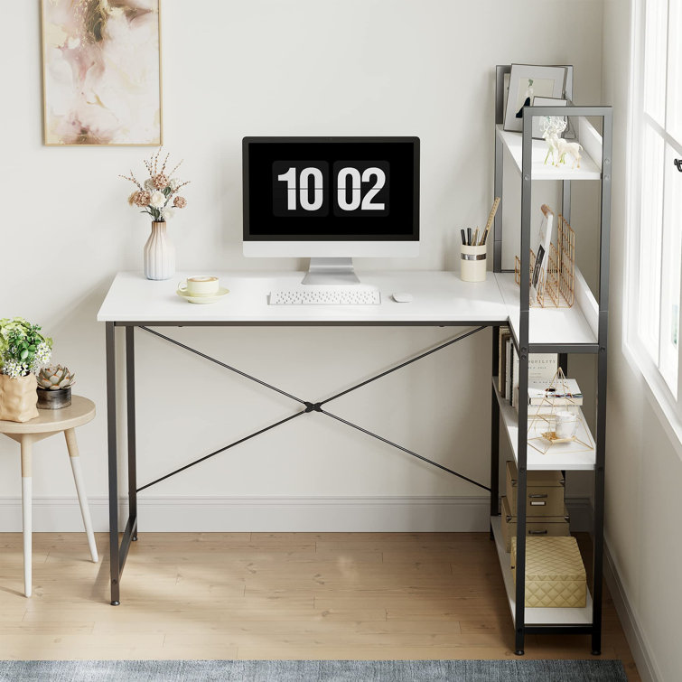 Williston Forge Ainsleigh 139.95Cm W L-Shaped Computer Desk | Wayfair.co.uk