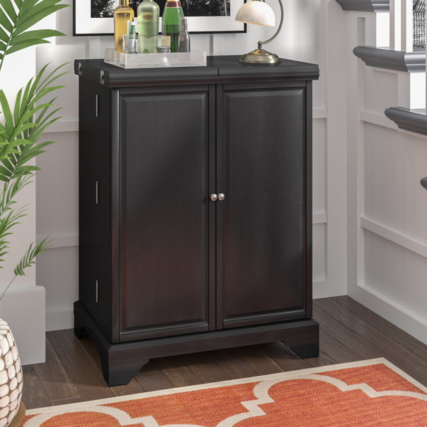 Three Posts™ Hedon Bar Cabinet & Reviews | Wayfair