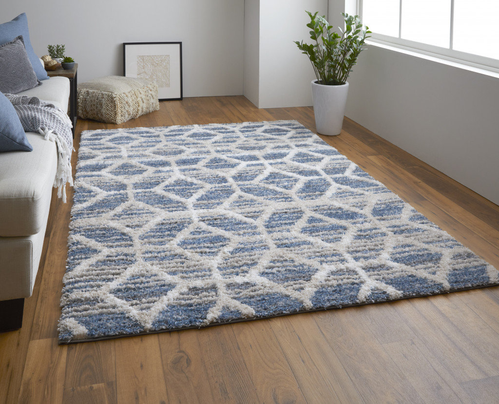 Wade Logan® Caide Bohemian & Eclectic Diamond Polyester Area Rug | Wayfair
