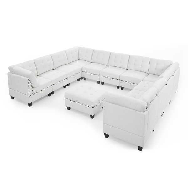 Wildon Home® Dorrien 12 - Piece Upholstered Sectional | Wayfair