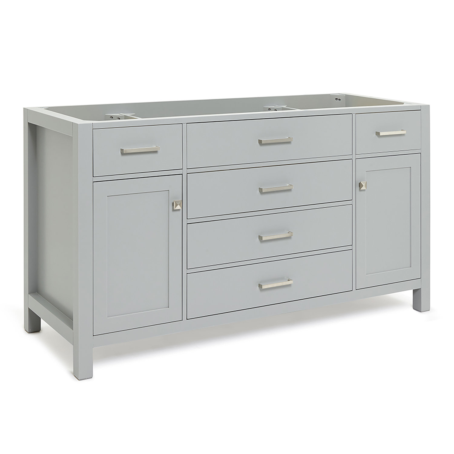 Winston Porter Parvez 60" Double Bathroom Vanity Base Only - Wayfair Canada