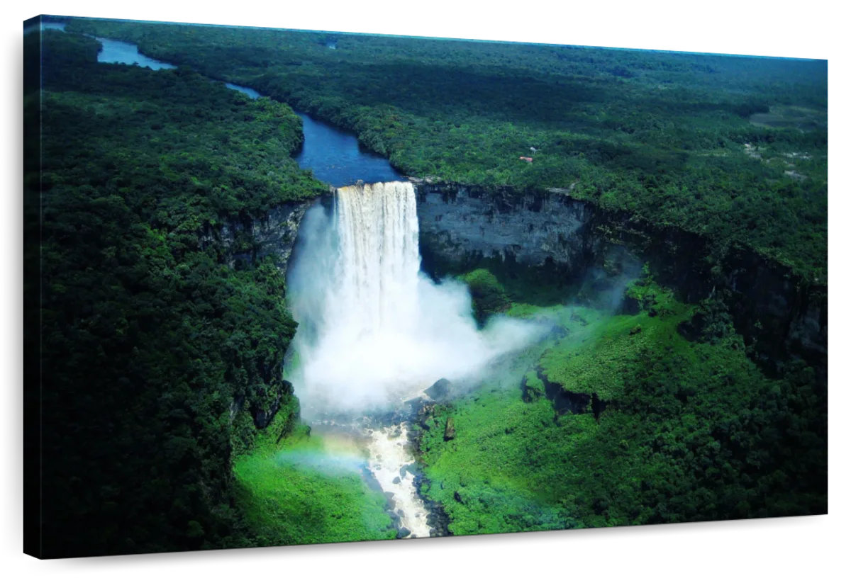 Millwood Pines Alvord Kaieteur Waterfall Scenery | Wayfair