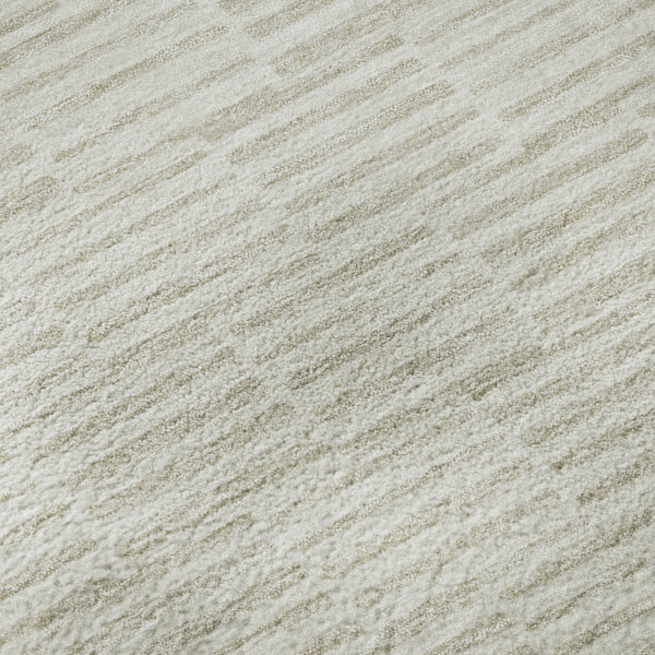 Bungalow Rose Premium Machine Washable Prisco Ivory Rug | Wayfair