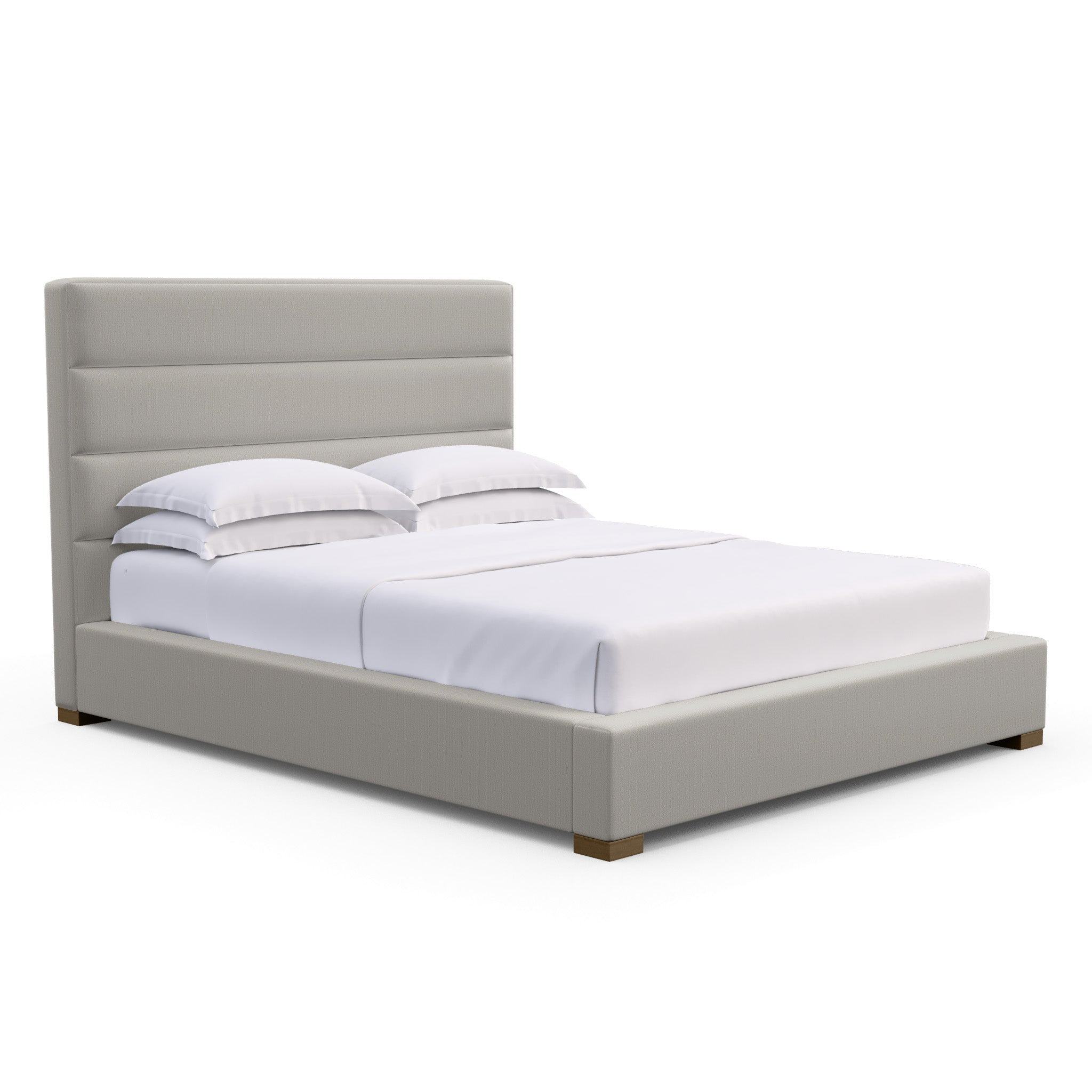 Tandem Arbor Boyd Horizontal Channel Panel Upholstered Bed | Wayfair
