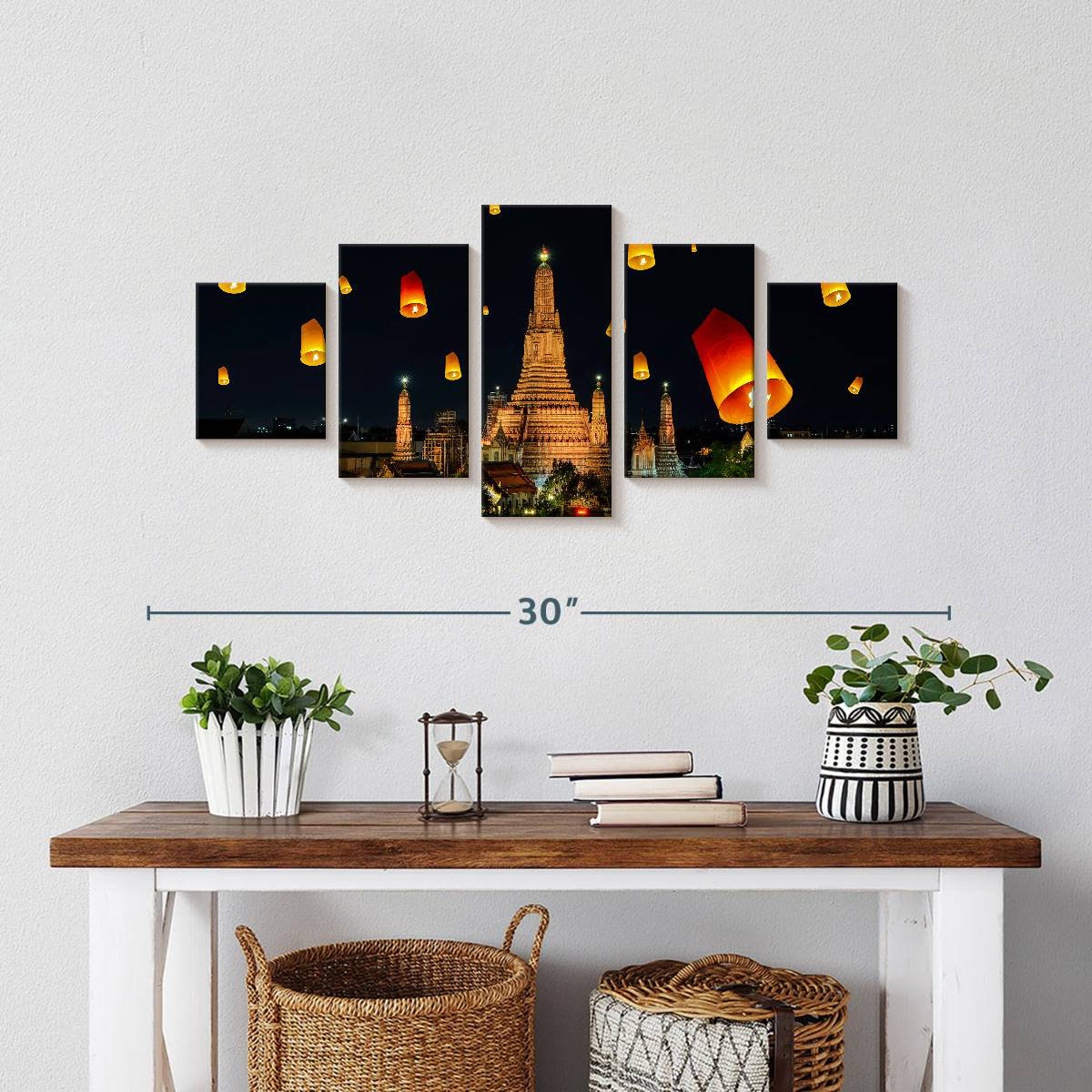 Ebern Designs Wat Arun Lantern Festival - Wayfair Canada