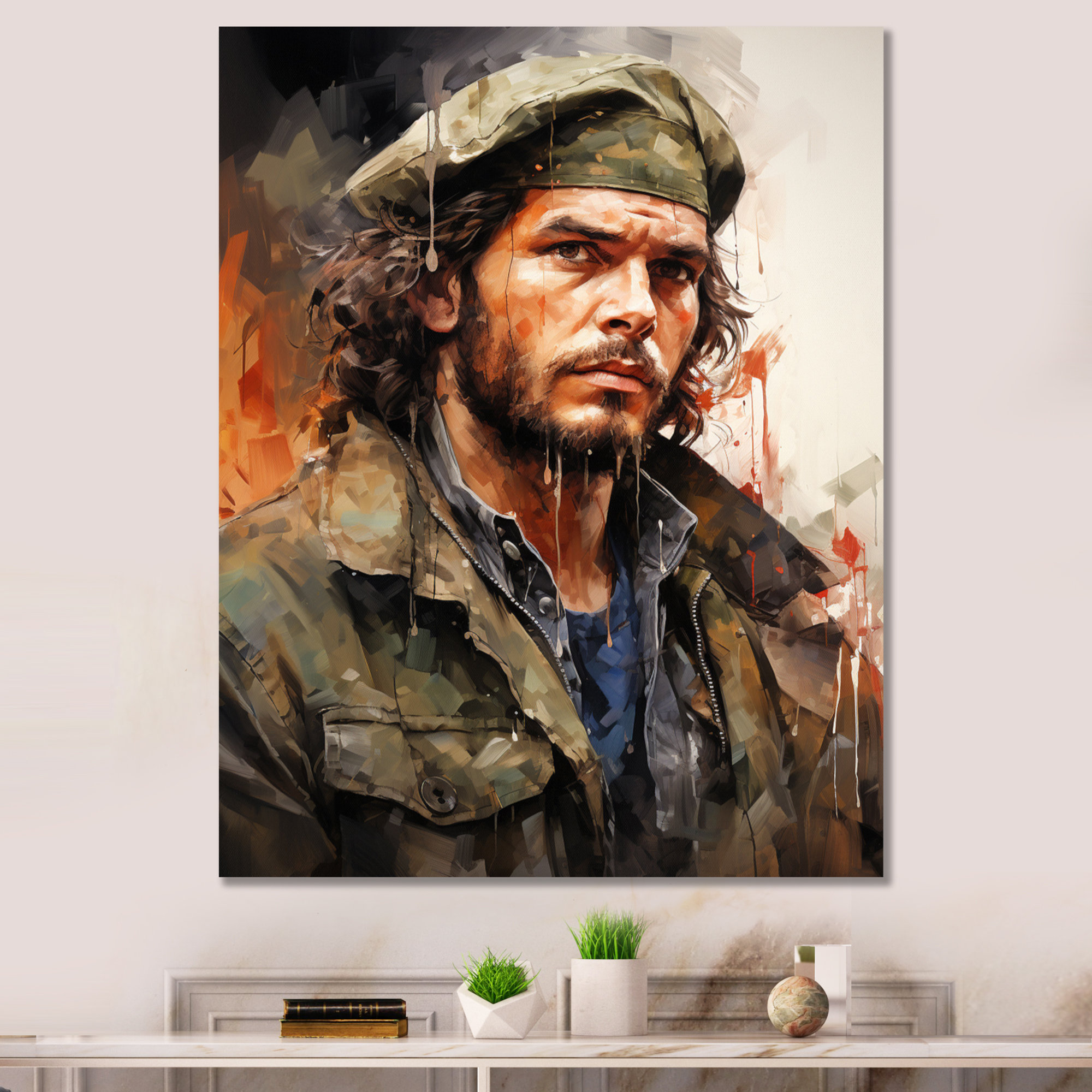 Red Barrel Studio® Kasterlee Cuba Che Guevara Tribute On Canvas Print ...