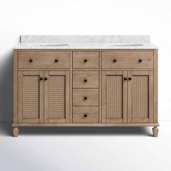 Birch Lane™ Berkely 55" Double Bathroom Vanity Set & Reviews | Birch Lane
