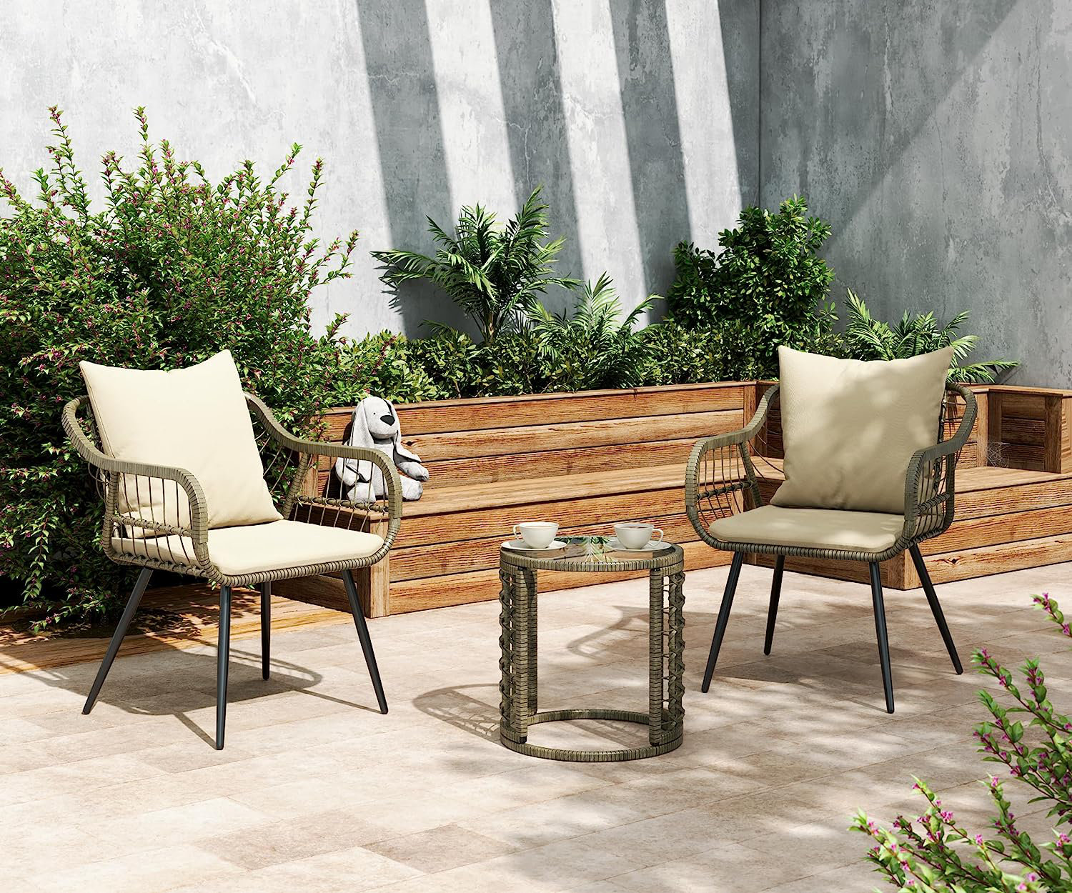 George Oliver Phebe 2 - Person Seating Group | Wayfair