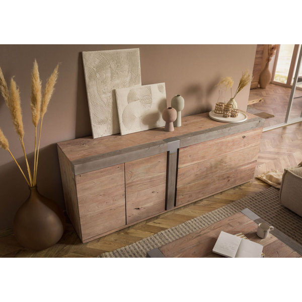 Massivmoebel24 Amsterdam 200cm Solid Wood Sideboard | Wayfair.ie