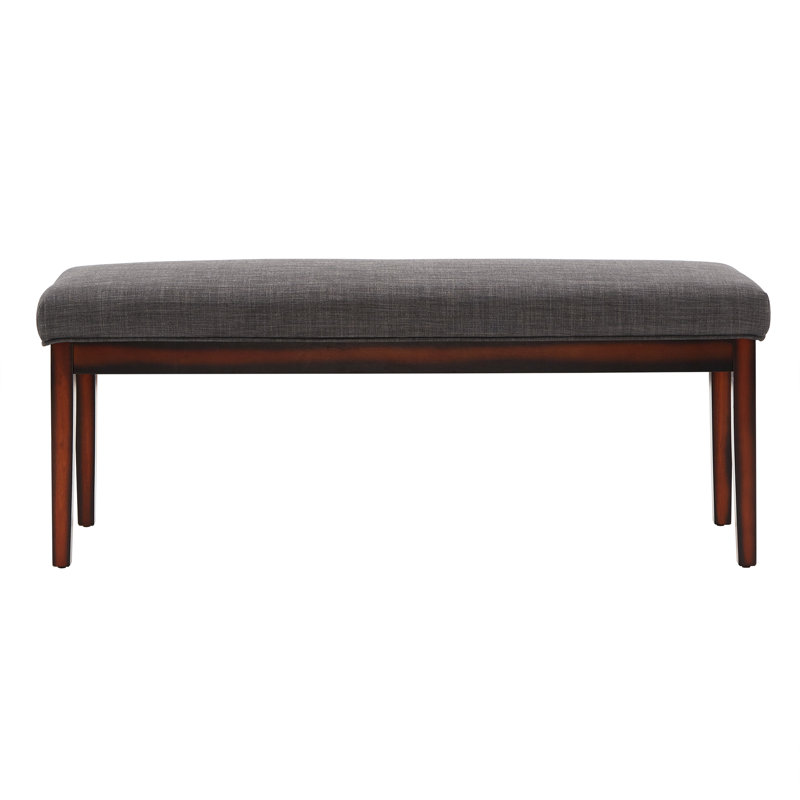 Three Posts™ Lancaster Linen Upholstered Bench & Reviews | Wayfair