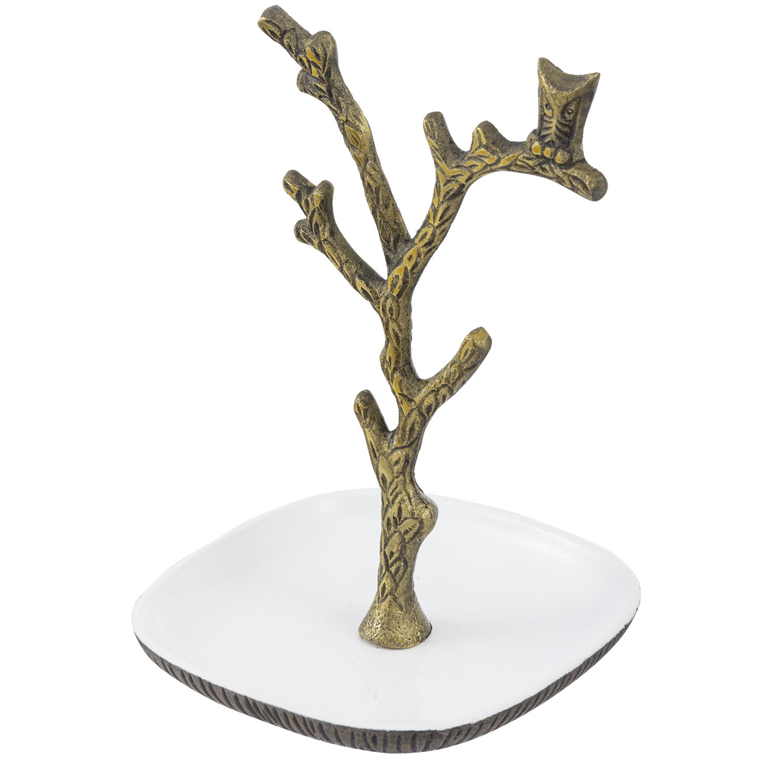 Red Barrel Studio® Handcrafted Jewelry Tree Ring Holder | Wayfair