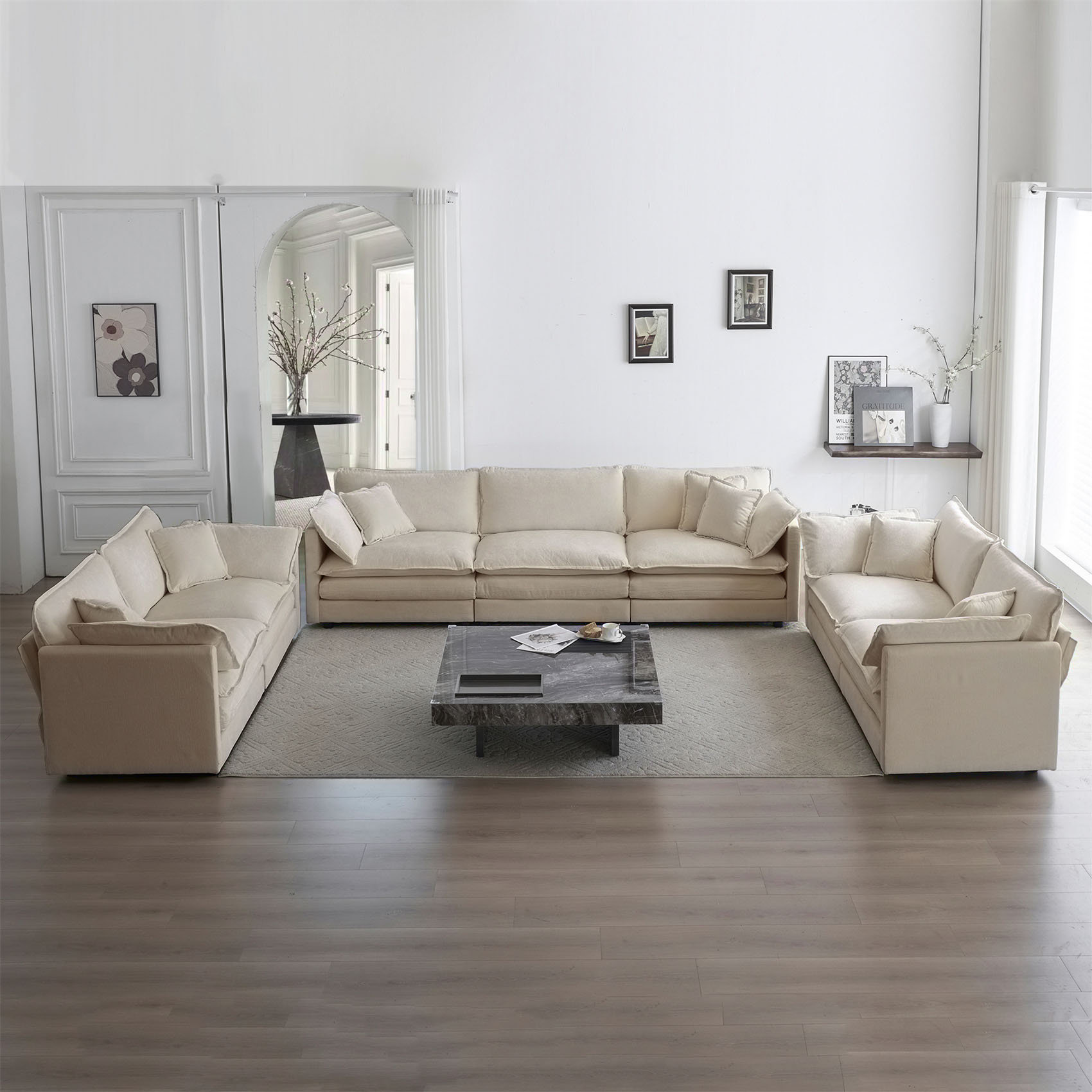 Hokku Designs 3 Piece Sofa Set | Wayfair