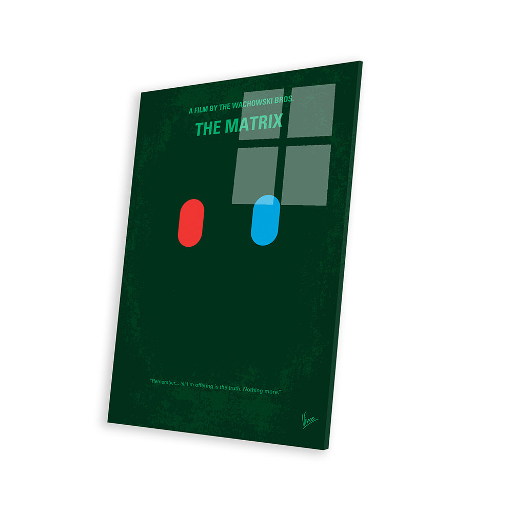 Trinx The Matrix (Which Pill Do You Choose?) Minimal Movie Poster by ...