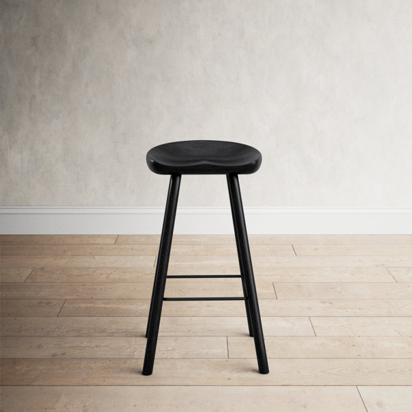 Birch Lane™ Casimer Solid Wood Stool | Wayfair