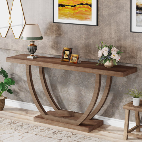 Brown Wood Console Tables You'll Love | Wayfair