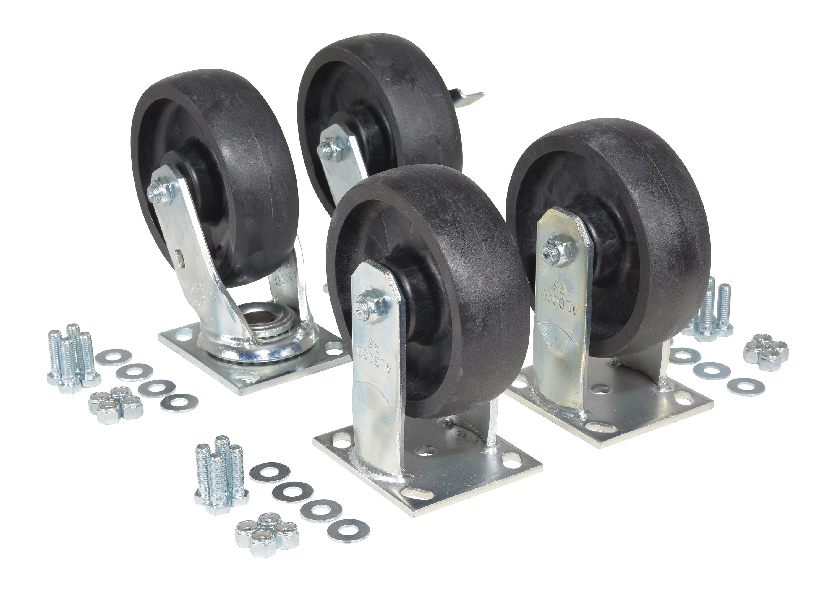 Vestil Glass Filled Nylon Caster Kit | Wayfair