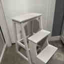 WFX Utility™ 3 - Step Wood Folding Step Stool & Reviews | Wayfair