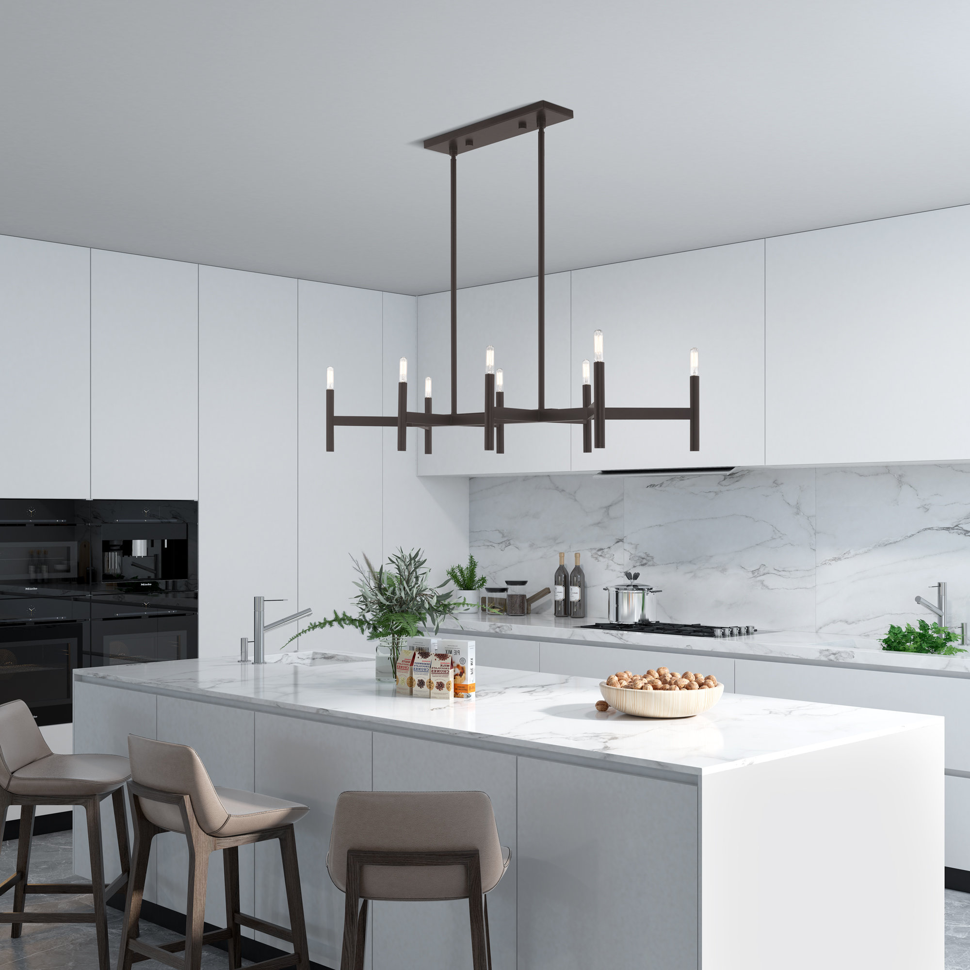 AllModern Martella 8 - Light Square Chandelier "& Reviews" - Wayfair Canada