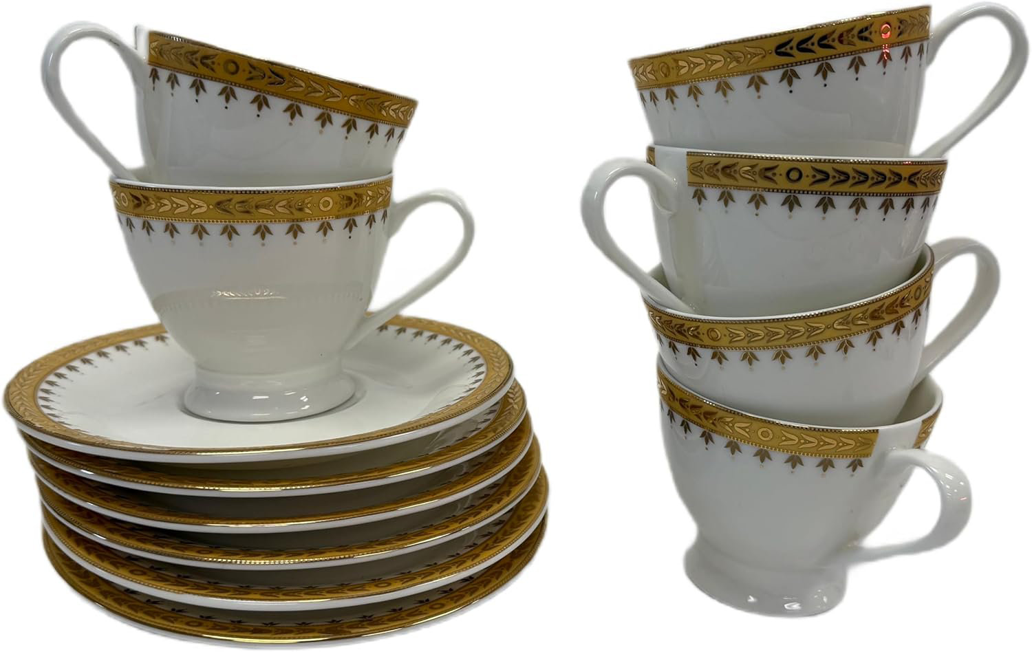 Rosdorf Park Victoria Bella Set Of 6 Fine Bone China Tea Coffee Cups ...