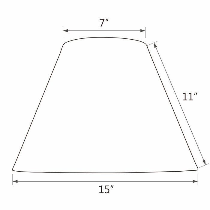 Aspen Creative Corporation 8" H Tetoron Rayon Fabric Drum Lamp Shade ...