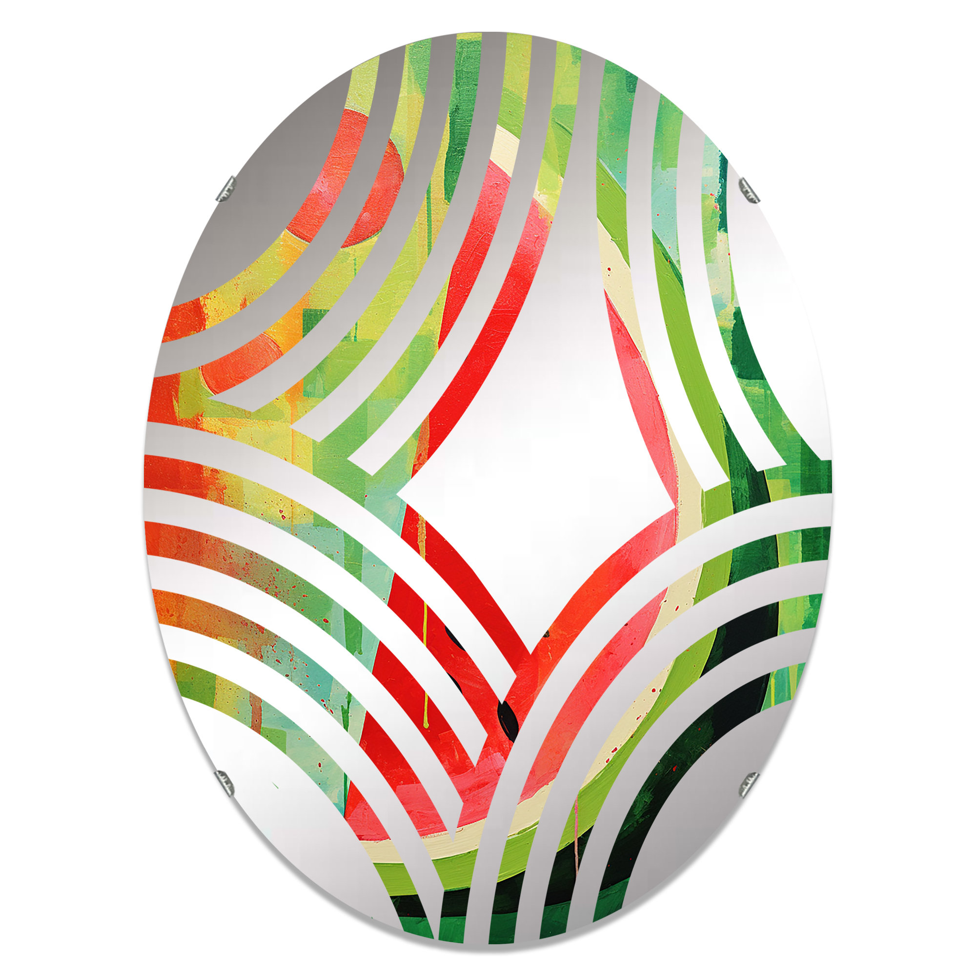 East Urban Home Green Gradient Watermelon Fruit - Baptist Fan ...