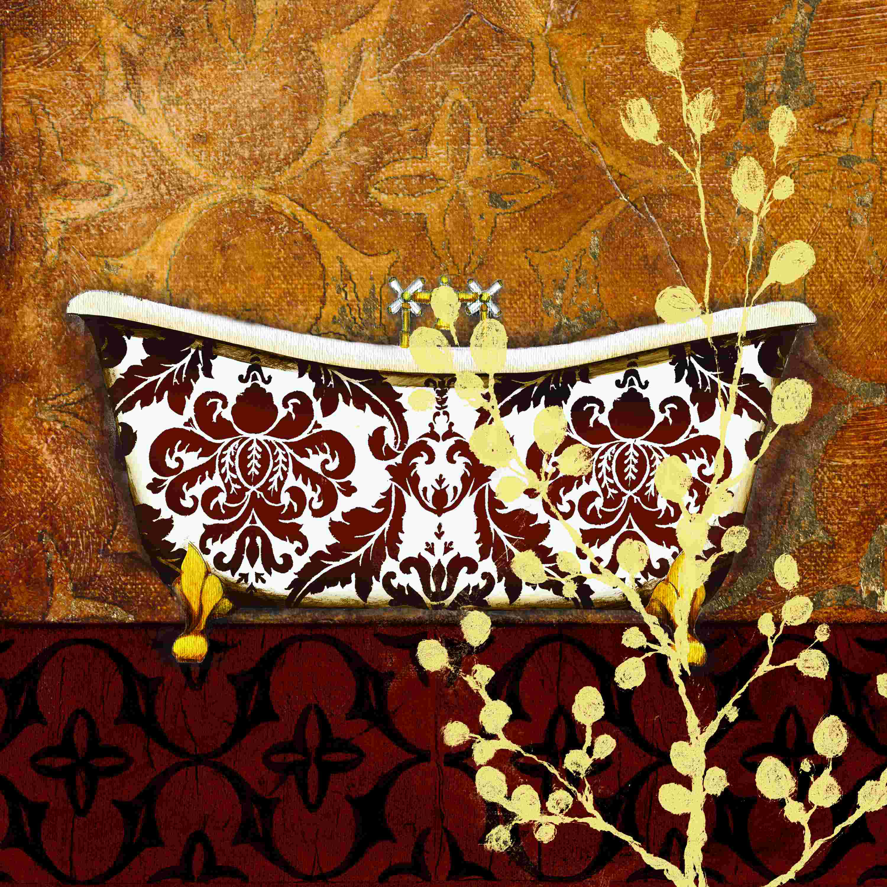 Ophelia & Co. Damask Bath With Berry Branch - Wayfair Canada